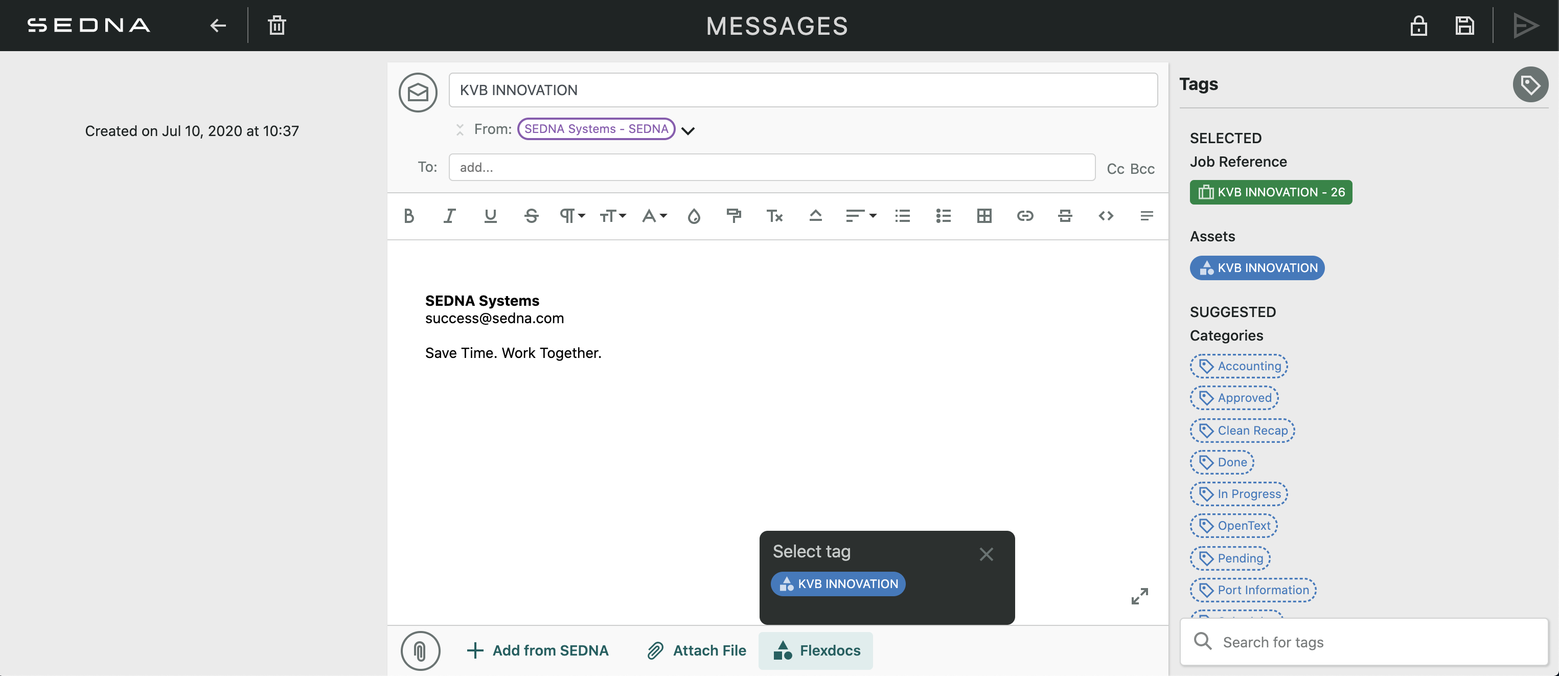 Flexdocs – SEDNA Systems