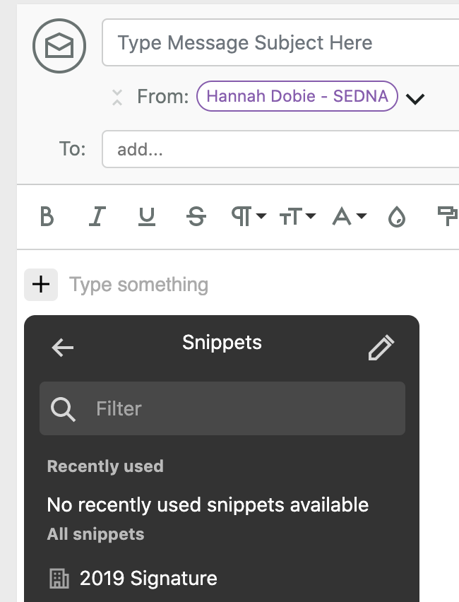 Snippets – SEDNA Systems